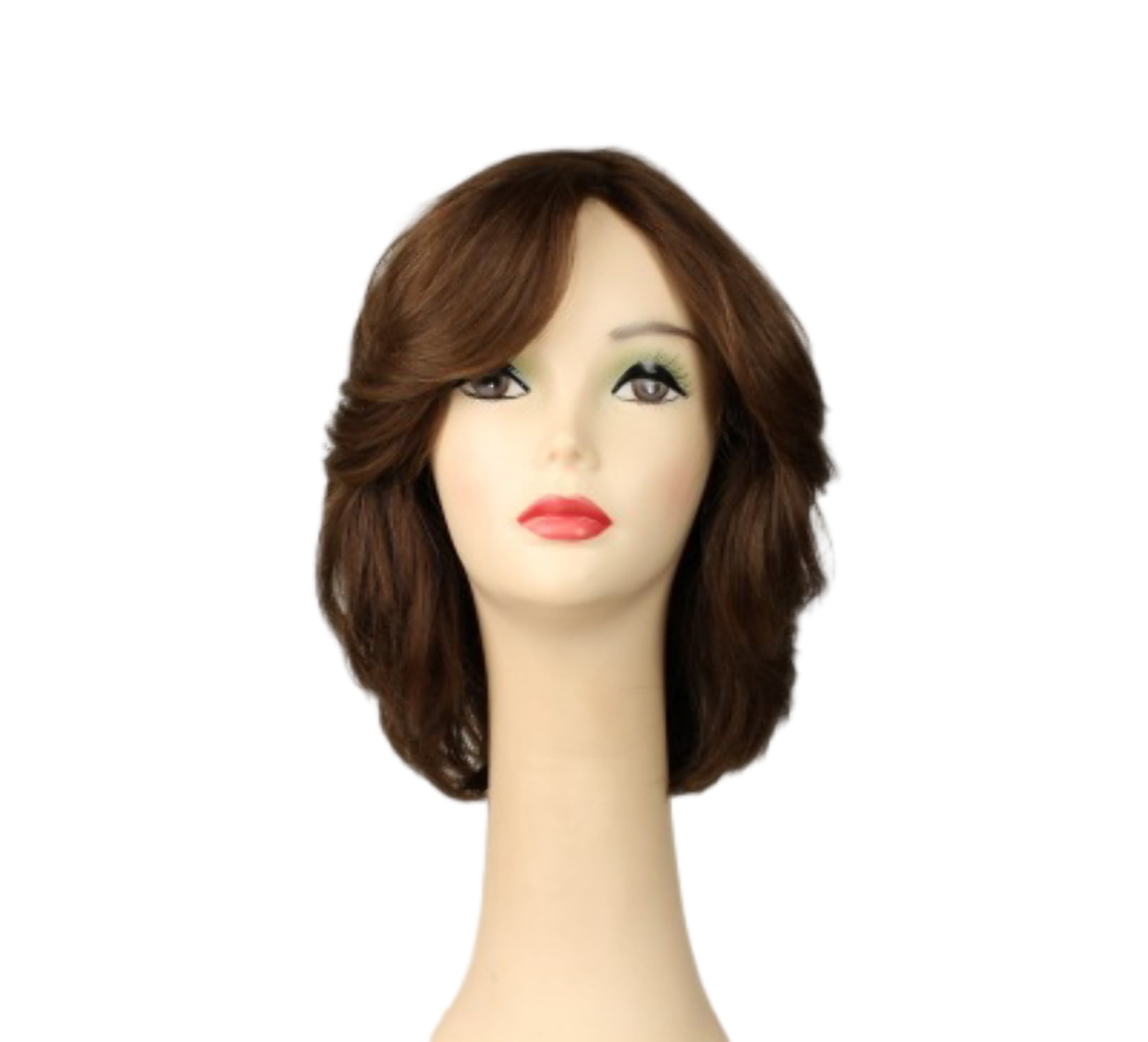European Human Hair Freeda Wig Regina Light Brown With Blended ...