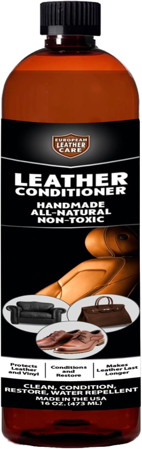 European Leather Care Leather 16 oz Conditioner for Leather Couch ...