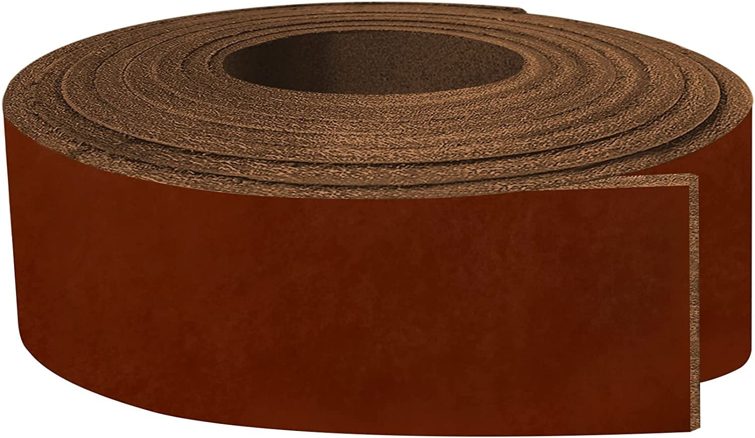 European Leather Work 5-6 oz. 2-2.4mm Oil-Tanned Waxy Leather Belts ...