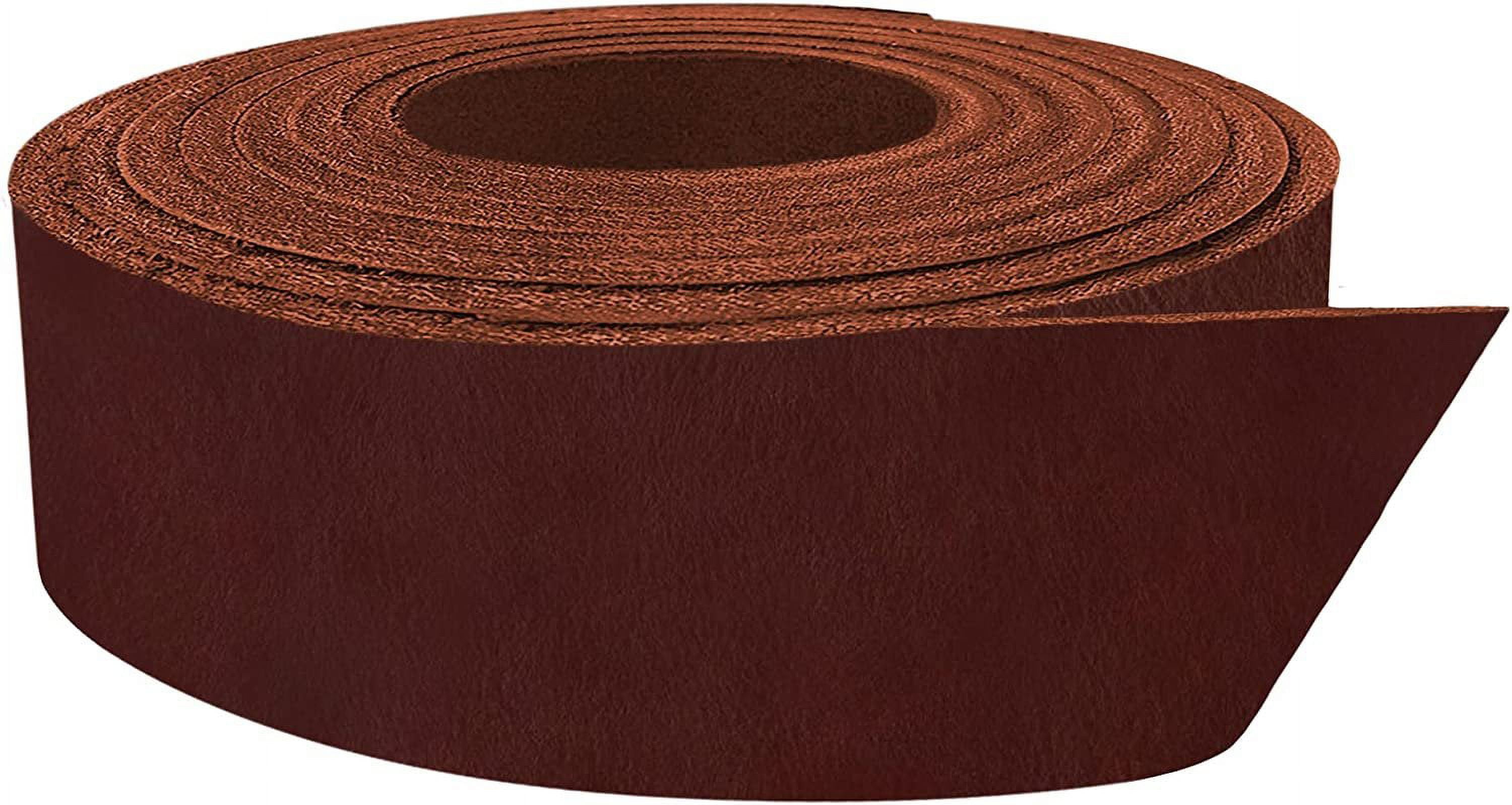 European Leather Work 5-6 oz. 2-2.4mm Vegetable Tanned Leather Belt ...