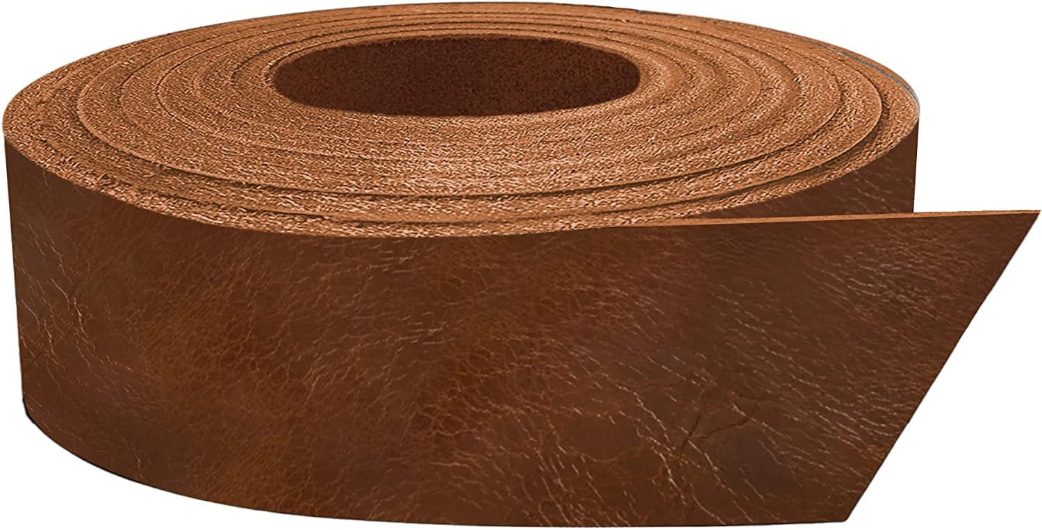 European Leather Work Buffalo Belt Blanks 8-10 oz. 3-4mm Size: .75"x50 ...