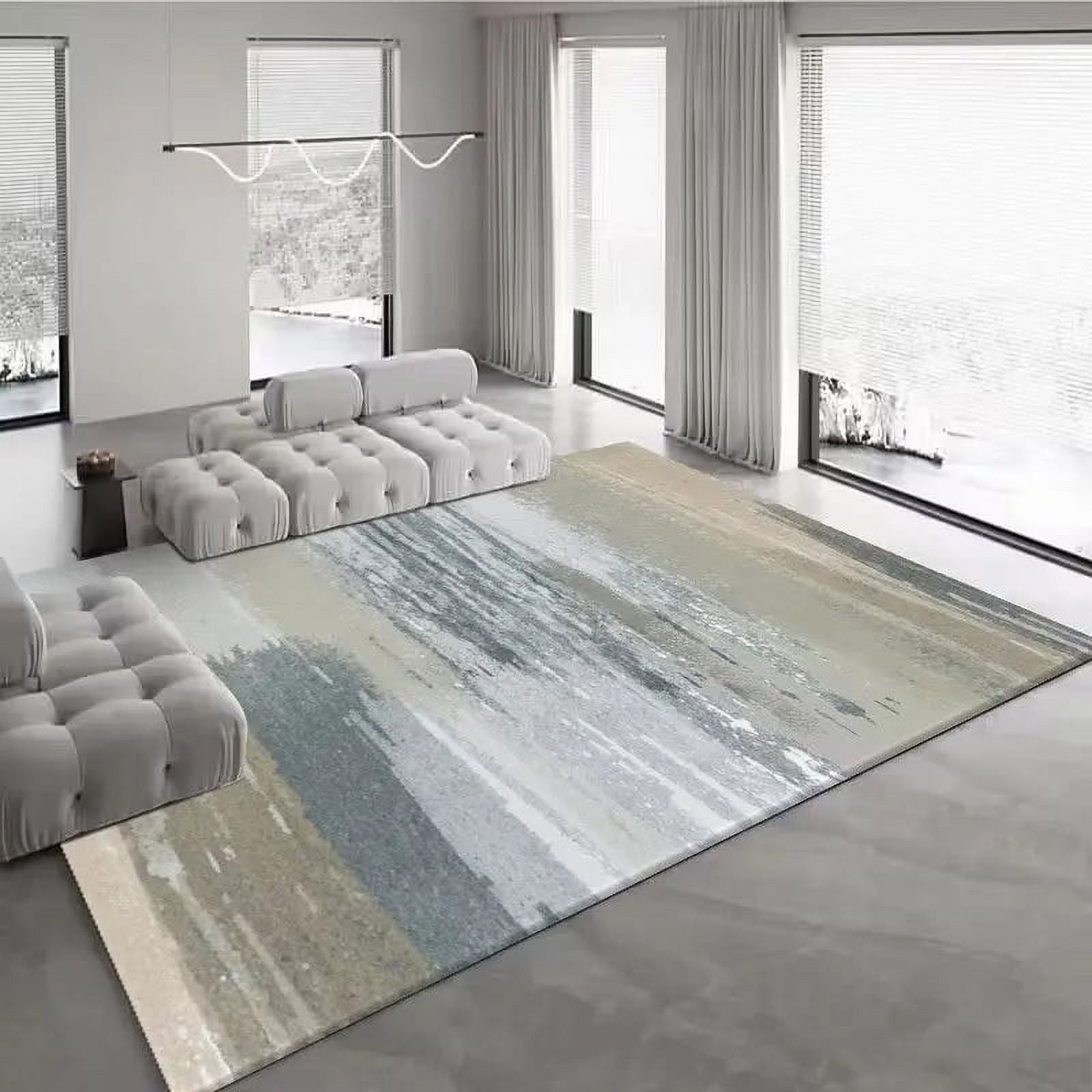 European Luxury Style Carpet for Living Room Abstract 200x300 Lounge ...