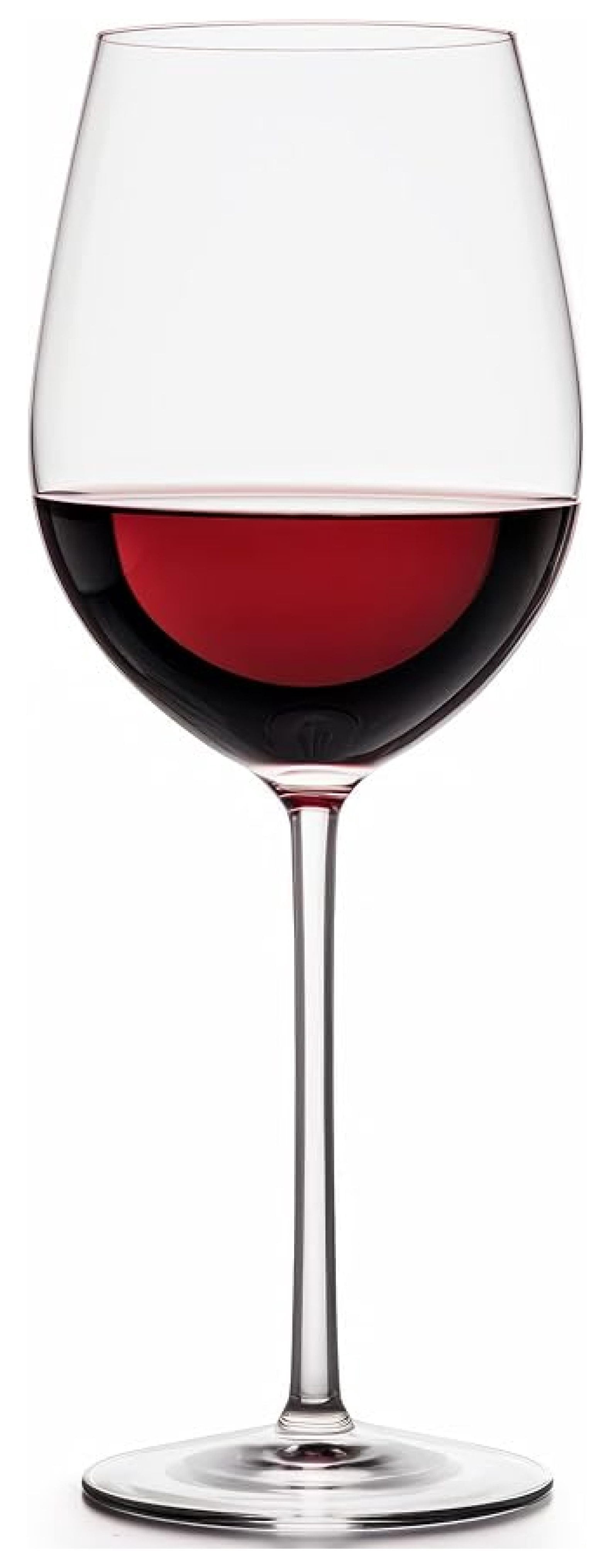 European-Made All-Purpose Wine Glasses | Set of 4 | Sheer Rim | 100% ...