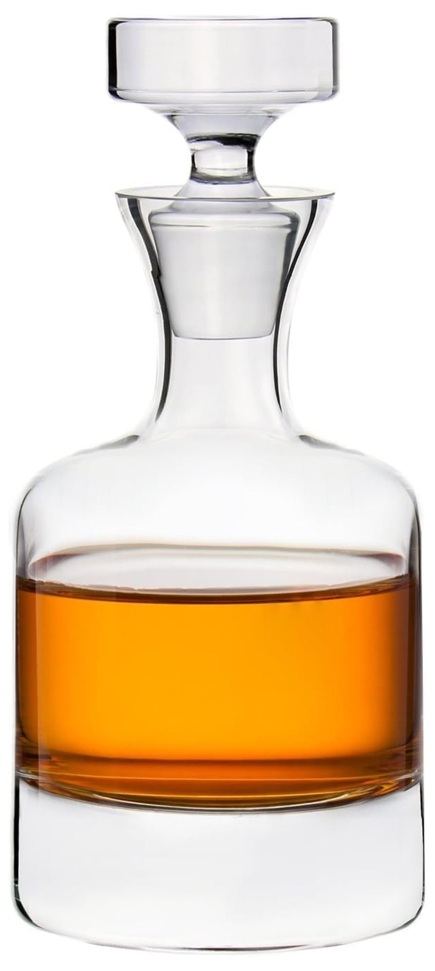 | European-Made Hand-Blown Buckingham Decanter with Stopper | 100% Lead ...