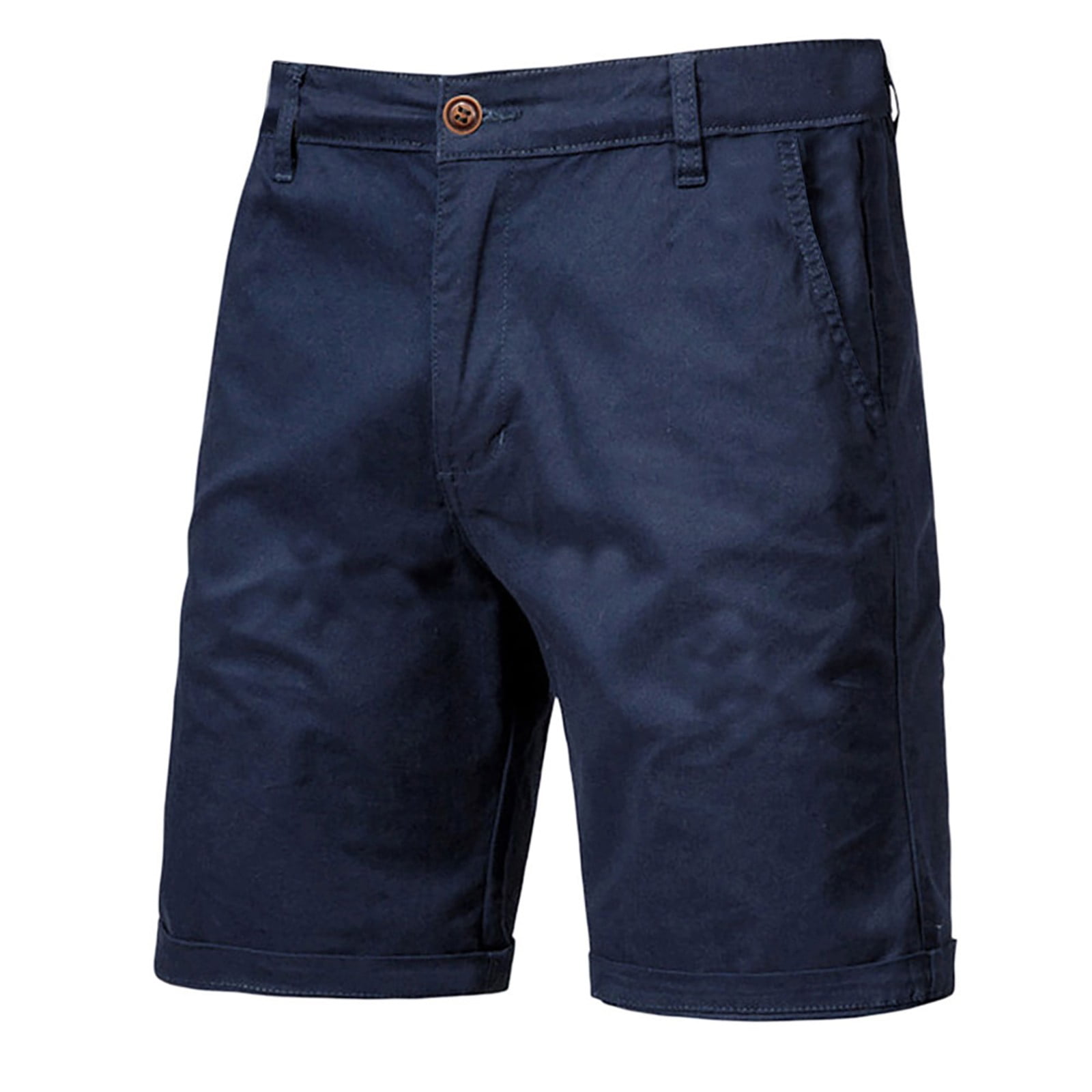 European Men's Casual Shorts Slim Fit Business Workwear Comfortable ...