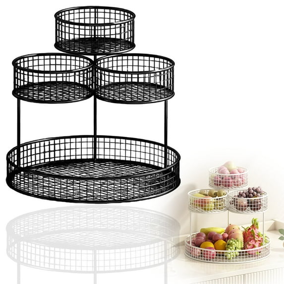 European Metal Basket Support Multi Layer Modern Basket Frame Elegant ...