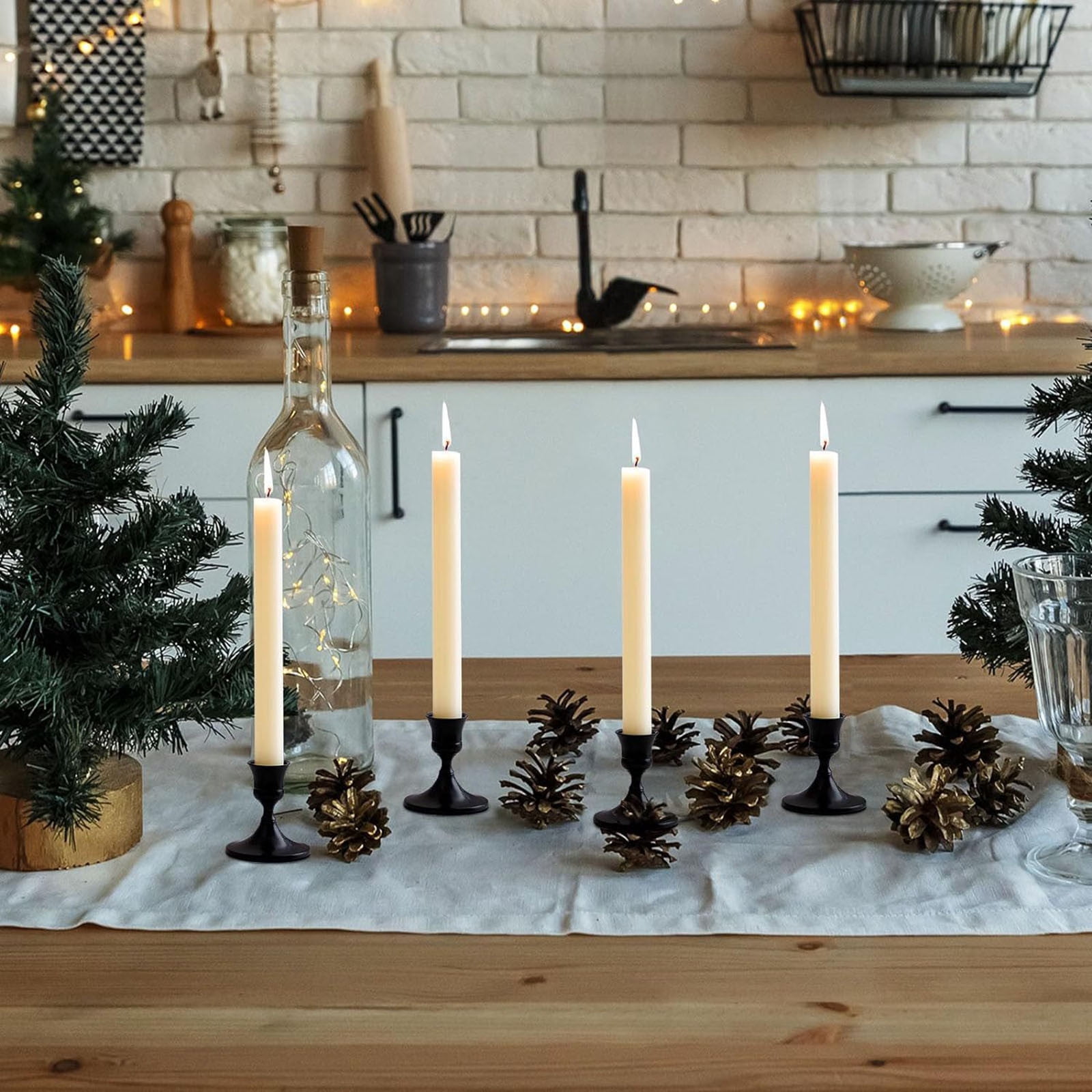 European Metal Candelabra, Qiopertar Under $5 European Candlestick ...
