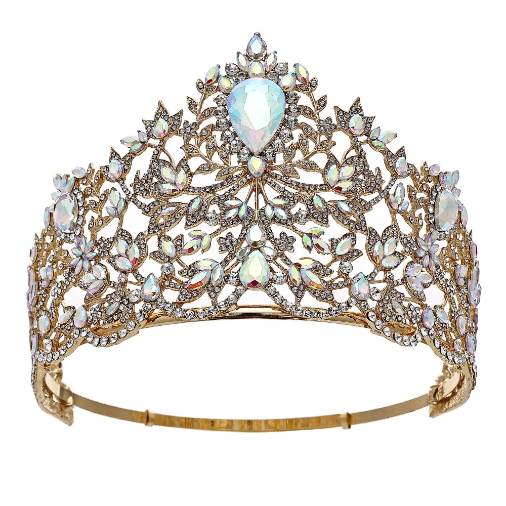 European Miss World Beauty Queen Crown Adjustable Baroque Catwalk ...