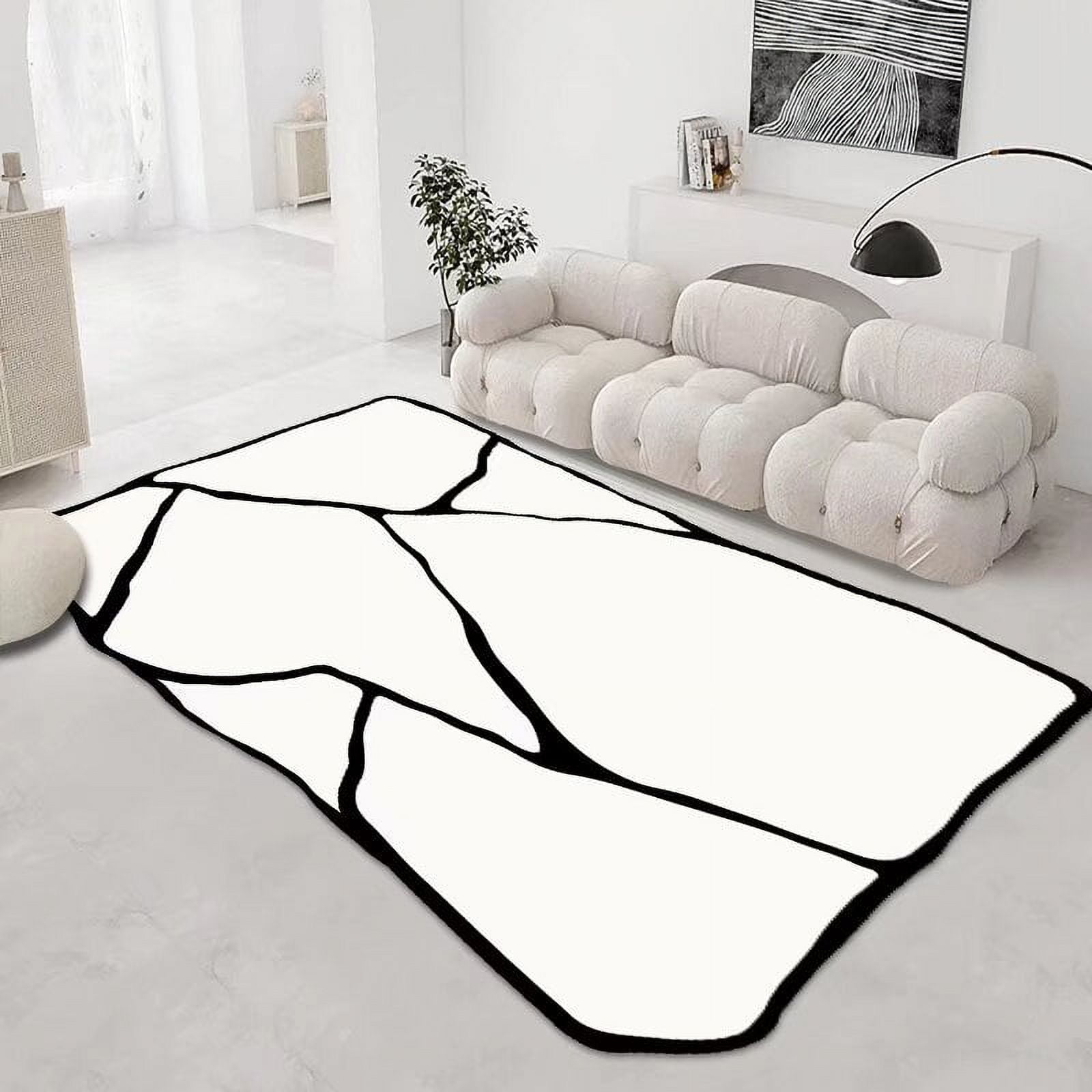 European Modern carpets for living room Minimalism Special-shaped Rugs ...