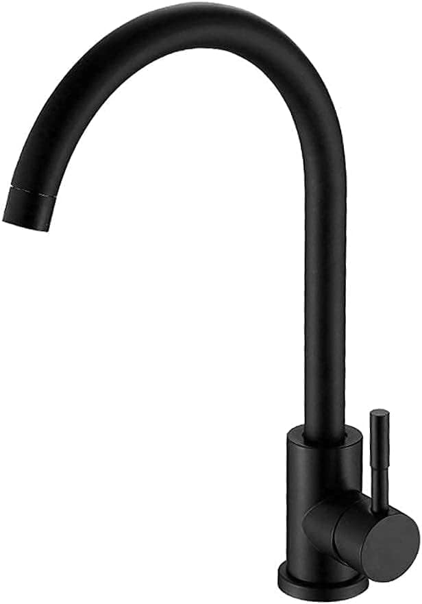 European Morden Black Kitchen Tap Fashion Swivel Hot and Cold Mixer ...