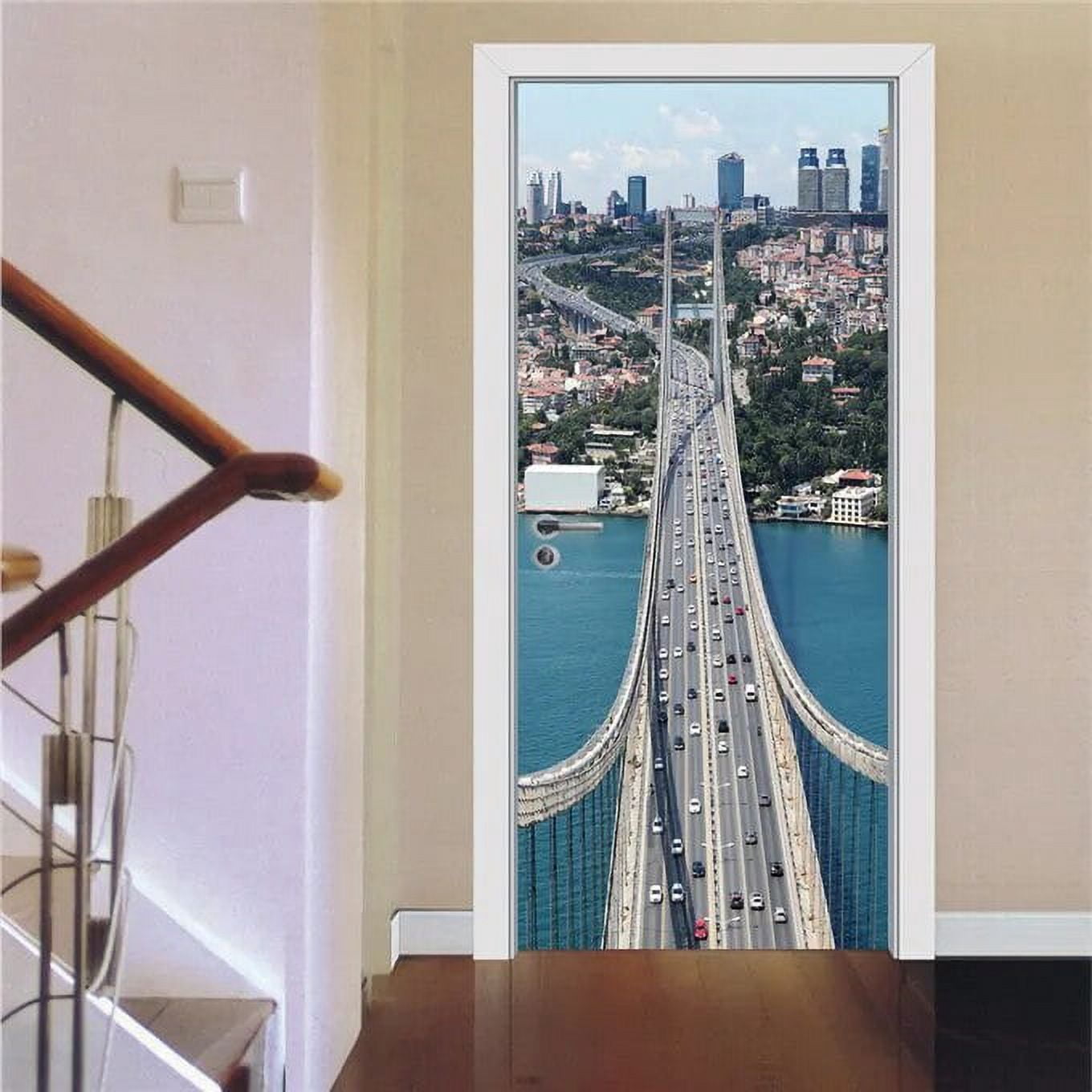 European Mosaic Art Creativity Door Sticker DIY PVC Self Adhesive ...