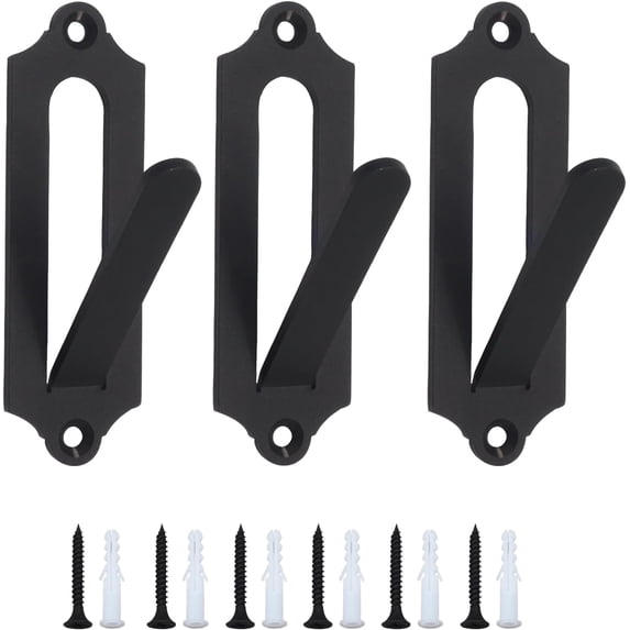 European Mount Skull Hangers, 3 count Black Skull Mount Hangers for ...