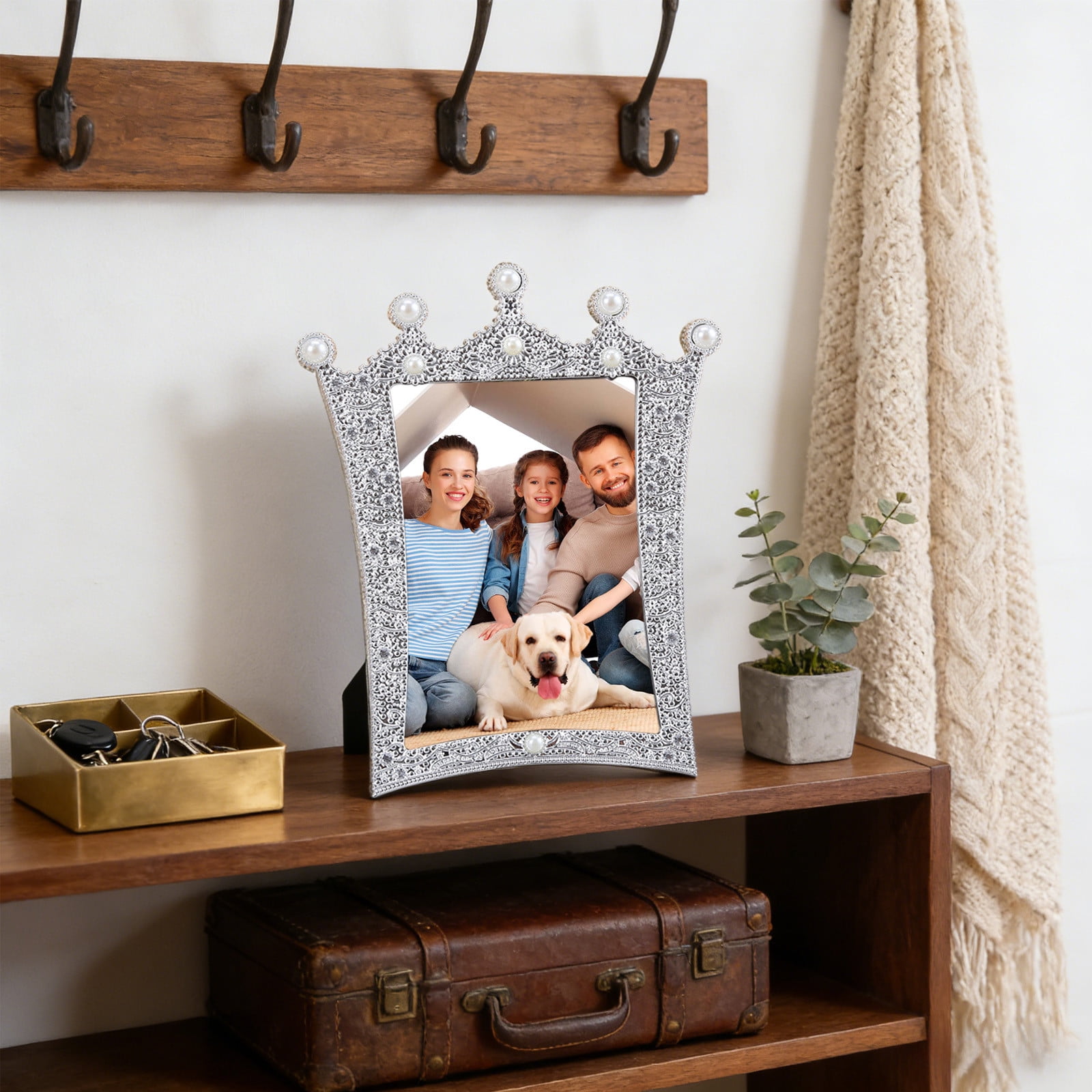 European Pearl Picture Frame Gold Silver | French Style Resin-Inspired ...