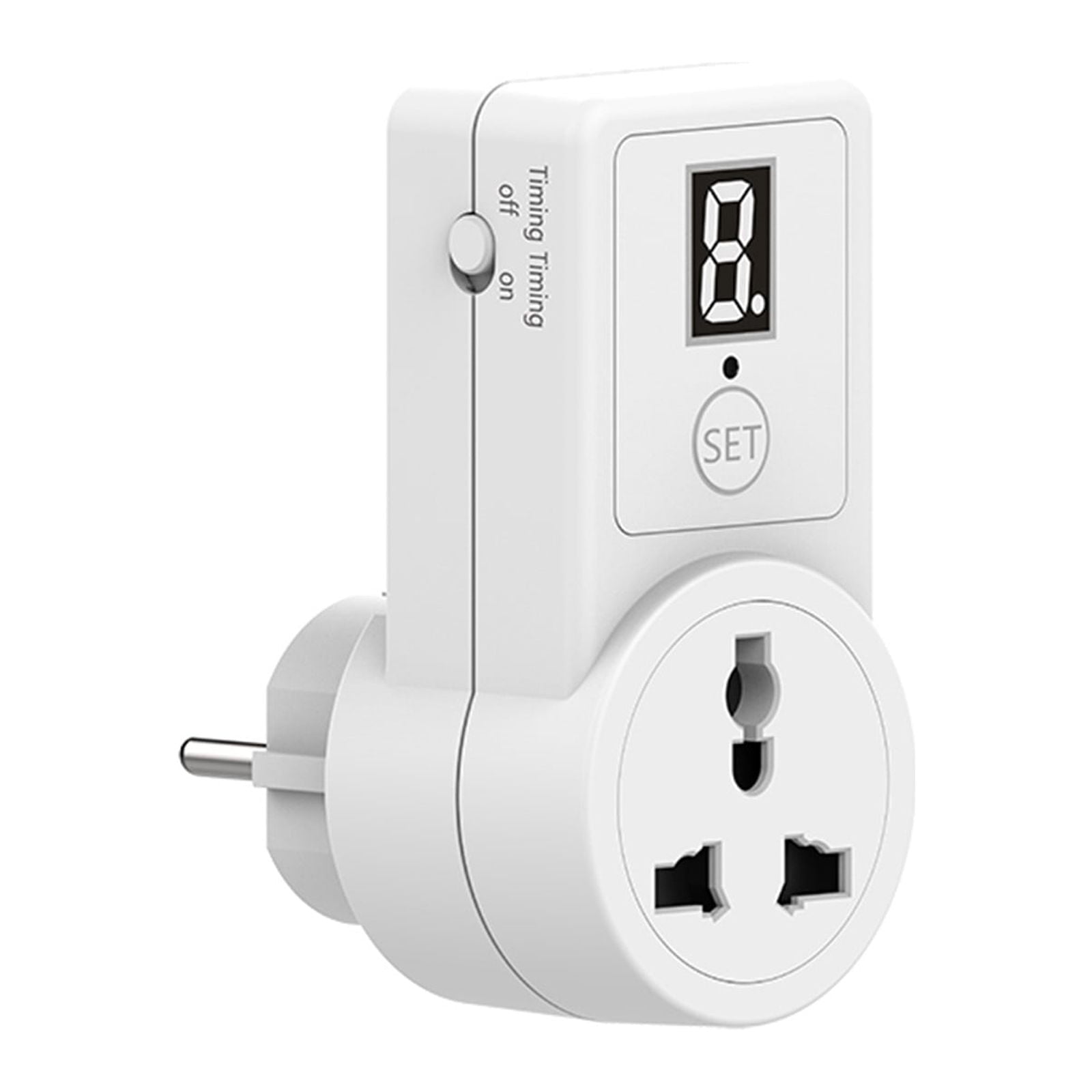 European Plug Universal Socket 1 Digit Display Timer Socket Al09-1D ...