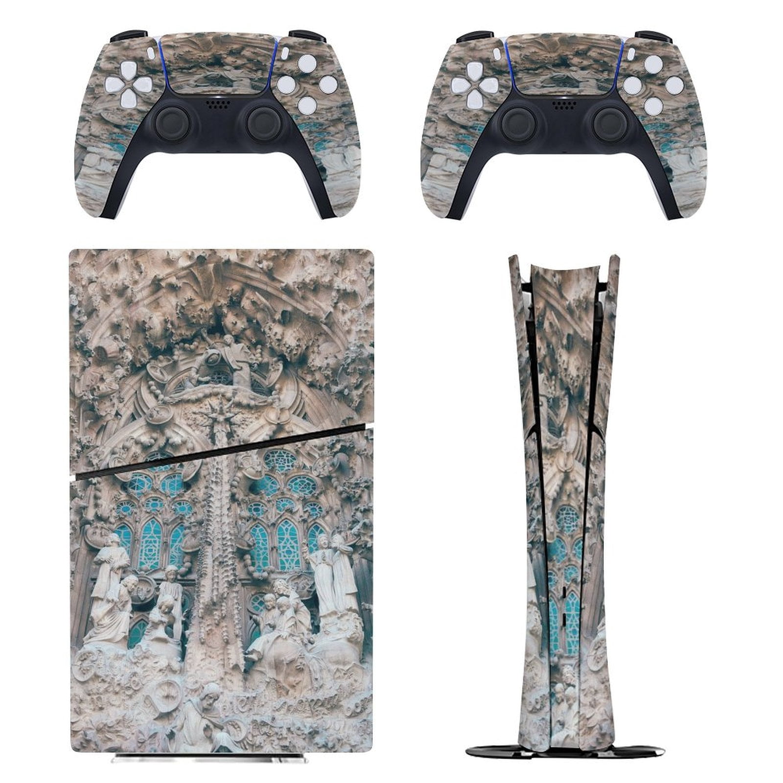 European Relief PS5/PS5 Slim Digital Disc Skin Sticker For Console And ...