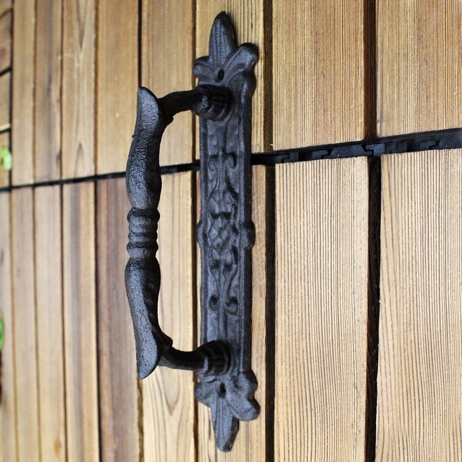European Retro Cast Iron Craft Door Handles for Garden/Courtyard Door ...