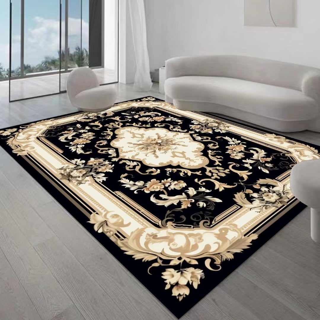 European Retro Luxury Carpets for Living Room ration Bedroom Large Area ...