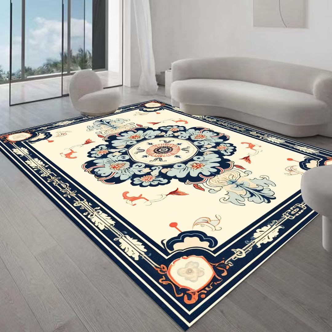European Retro Luxury Carpets for Living Room ration Bedroom Large Area ...