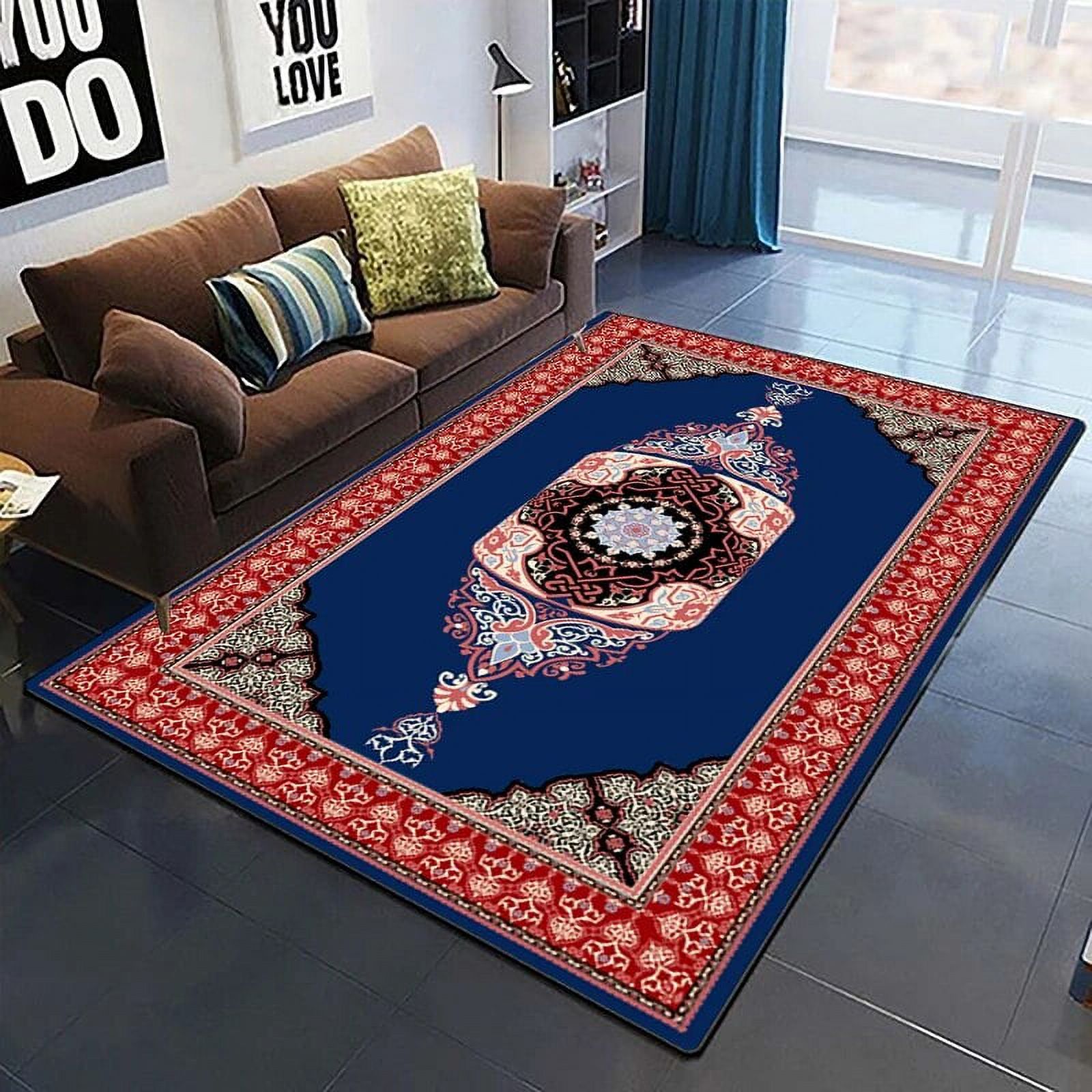 European Rococo Medieval Pattern Carpet rative Square Rug Modern House ...