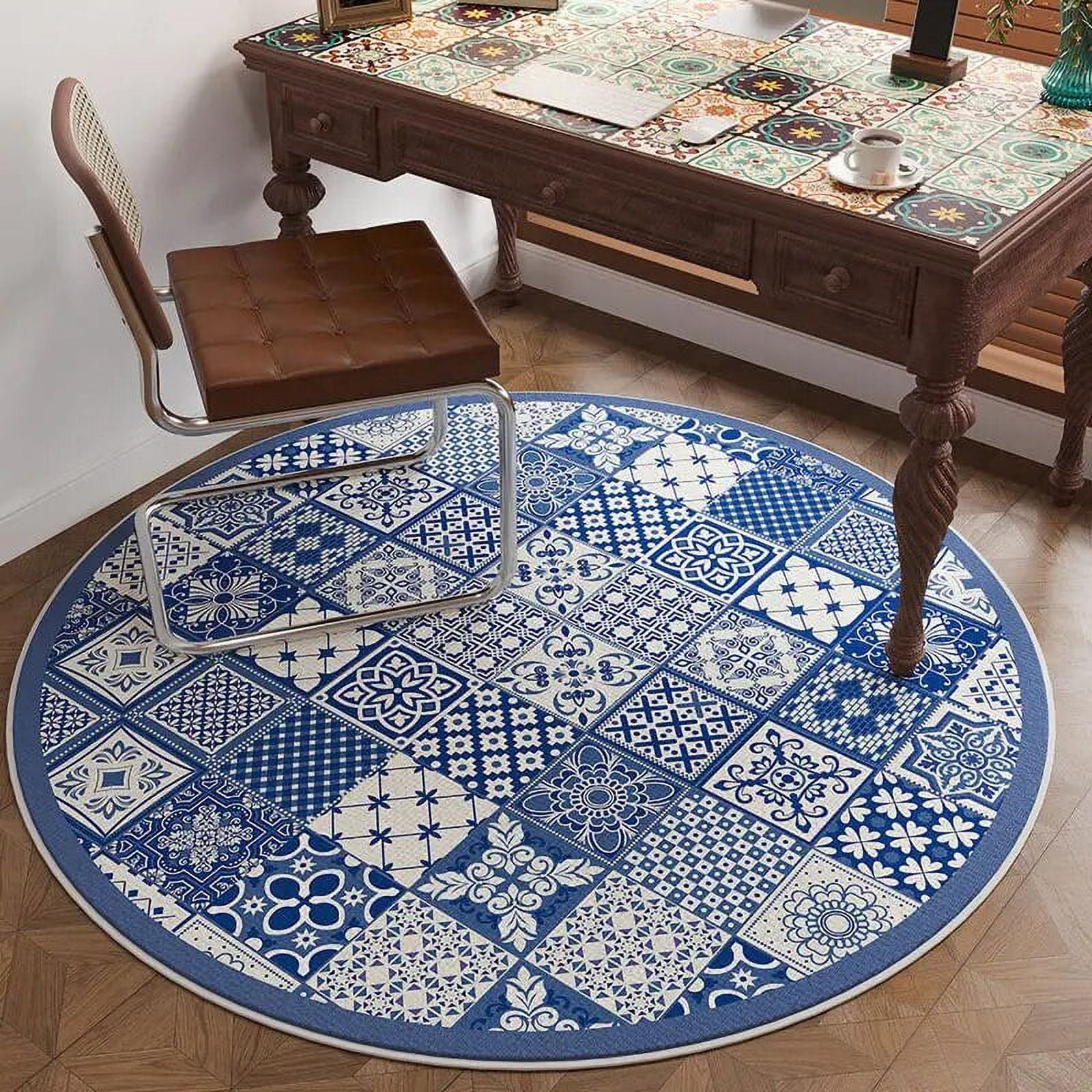 European Round Living Room Red Carpet 200x200 ration Home Balcony ...