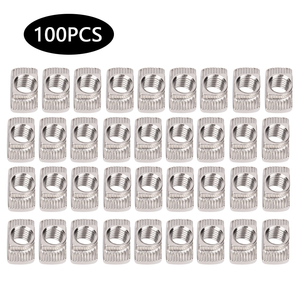 European Standard M8 Threaded T Nut, 100pcs, 45T Sliding Nut for ...