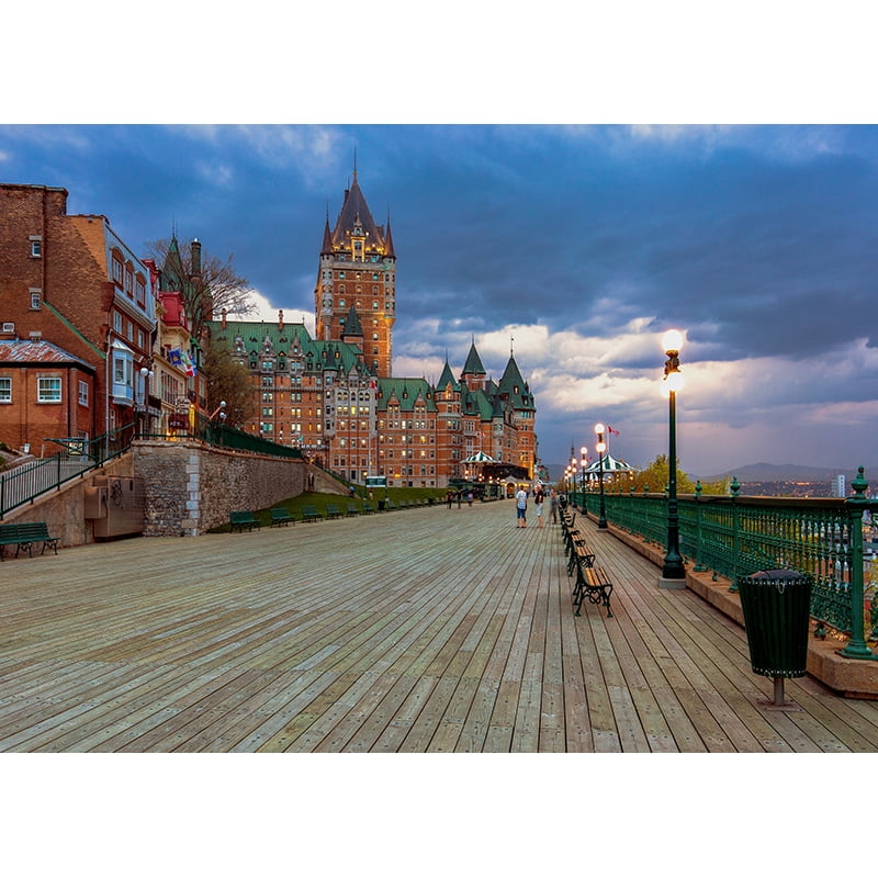 European Street Scenery Photography Backdrops Props Blue Sky White ...