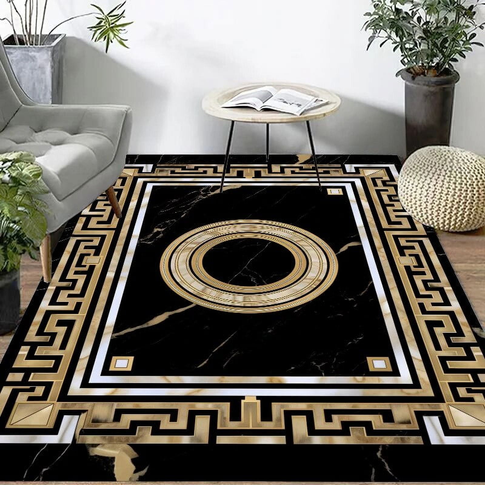 European Style Carpet for Living Room Luxury Home Large Size Coffee ...