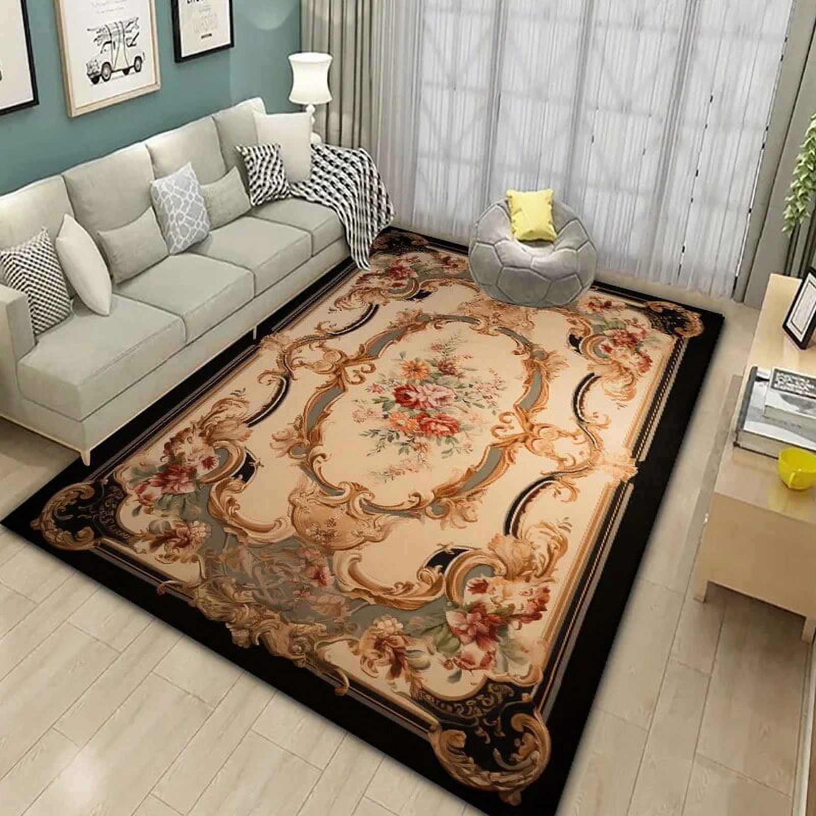 European Style Carpets for Living Room Luxury Design Sofas Area Rugs ...