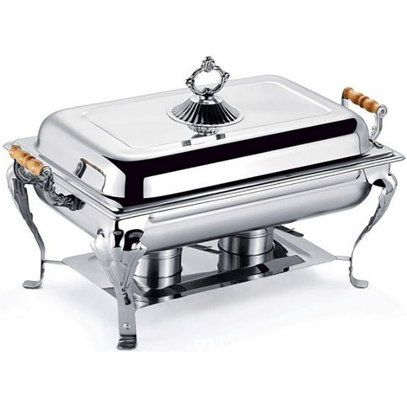 European Style Chafing Dish Stainless Steel Chafer Buffet Square ...