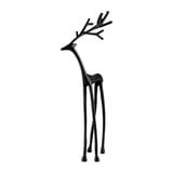 European Style Deer Statue Metal Look Home Decor Entryway Accent ...