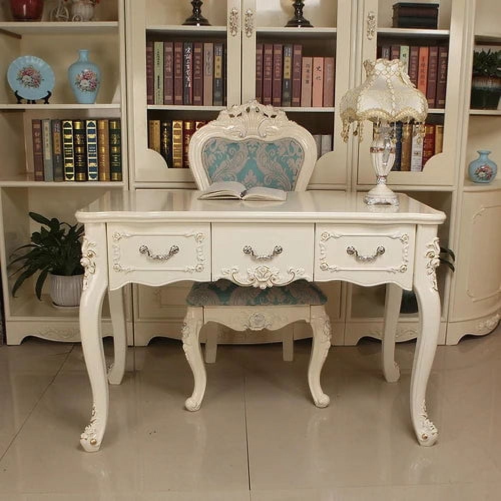 European Style Desk White Simple European Laptop Desk Bedroom Desk ...