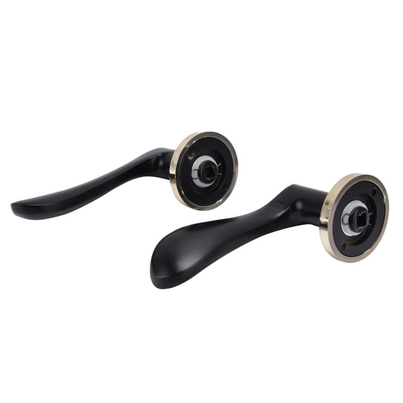 European Style Door Handle Lock, Quiet Latch, Reversible, Fits Wood ...