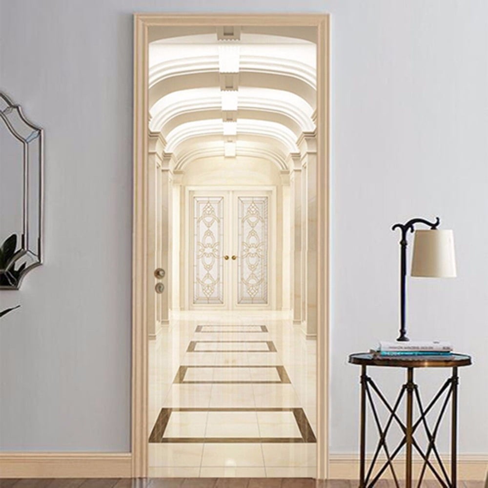 European Style Door Stickers Living Room Bedroom Decoration Stickers ...