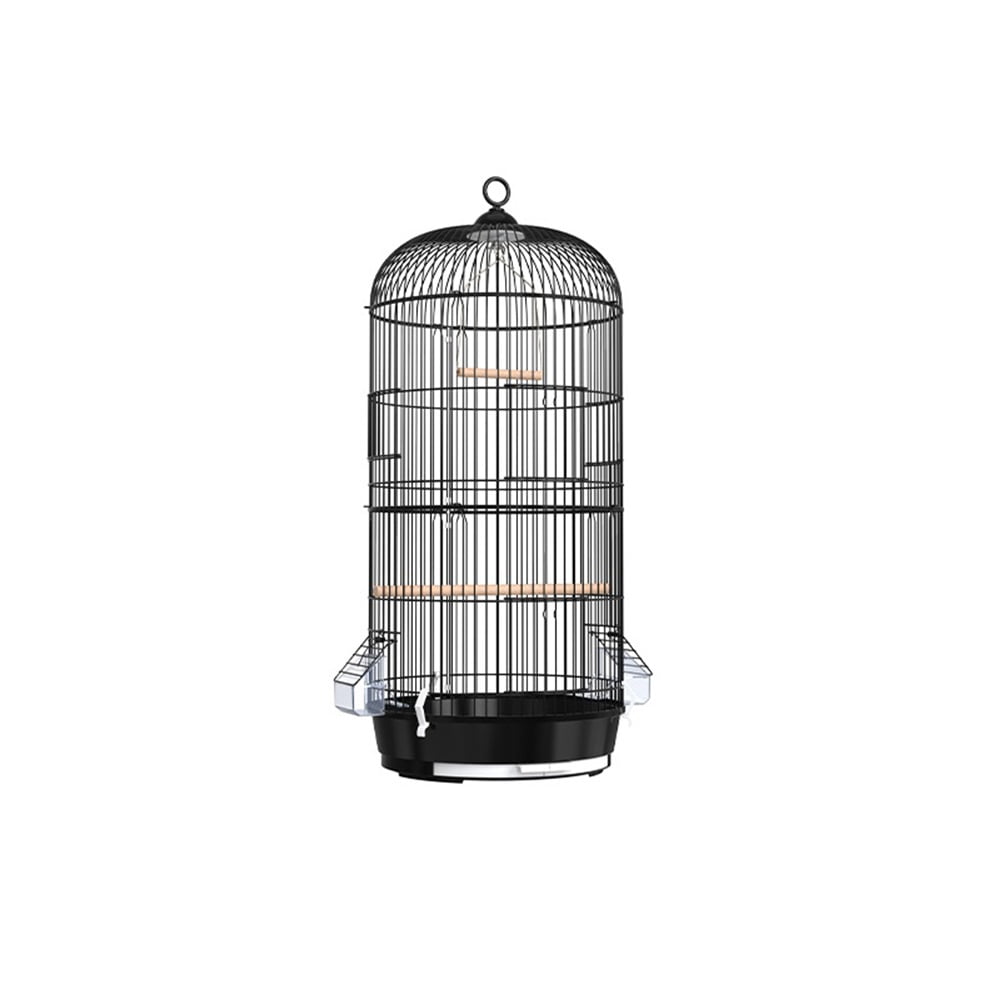 European Style Double Layered Metal Birdcage Hang Parrot Starling Pull ...