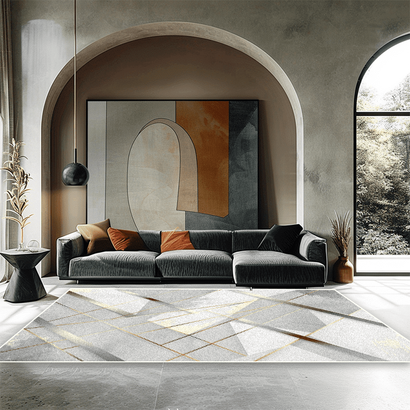 European Style Luxury Abstract Carpet Study Game Room Bedroom Bedside ...