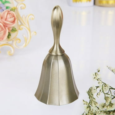 Super Loud Solid Brass Hand Call Bell - Walmart.com