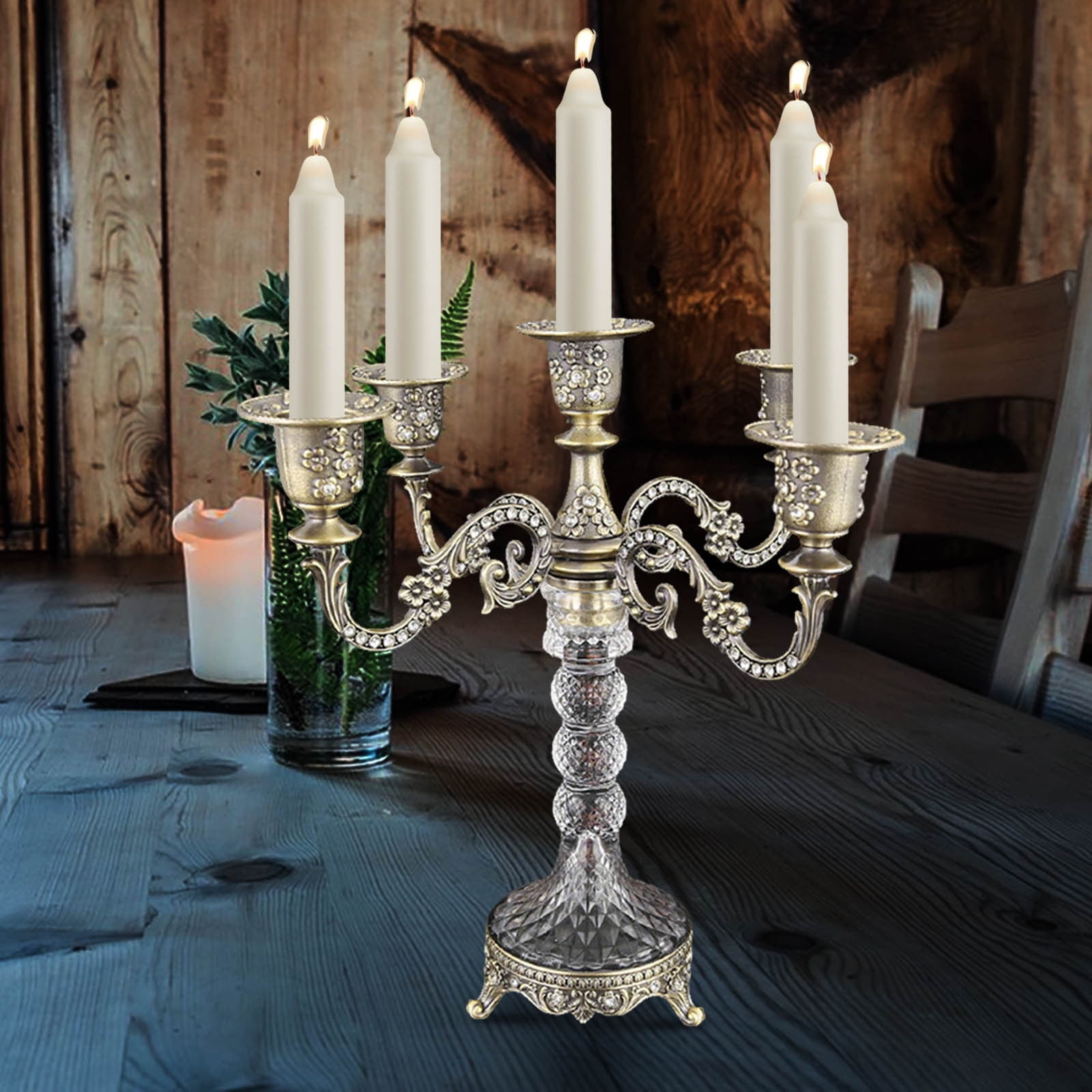 European Style Metal Candle Holders Candle Light Dinner Prop Romantic ...