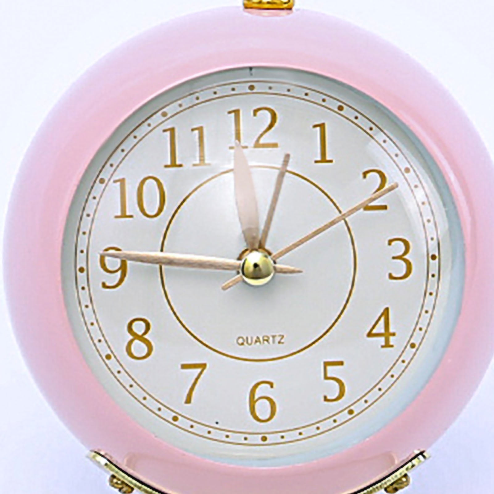 European Style Metal Clock Ingenious Mute Round Children Electronic ...