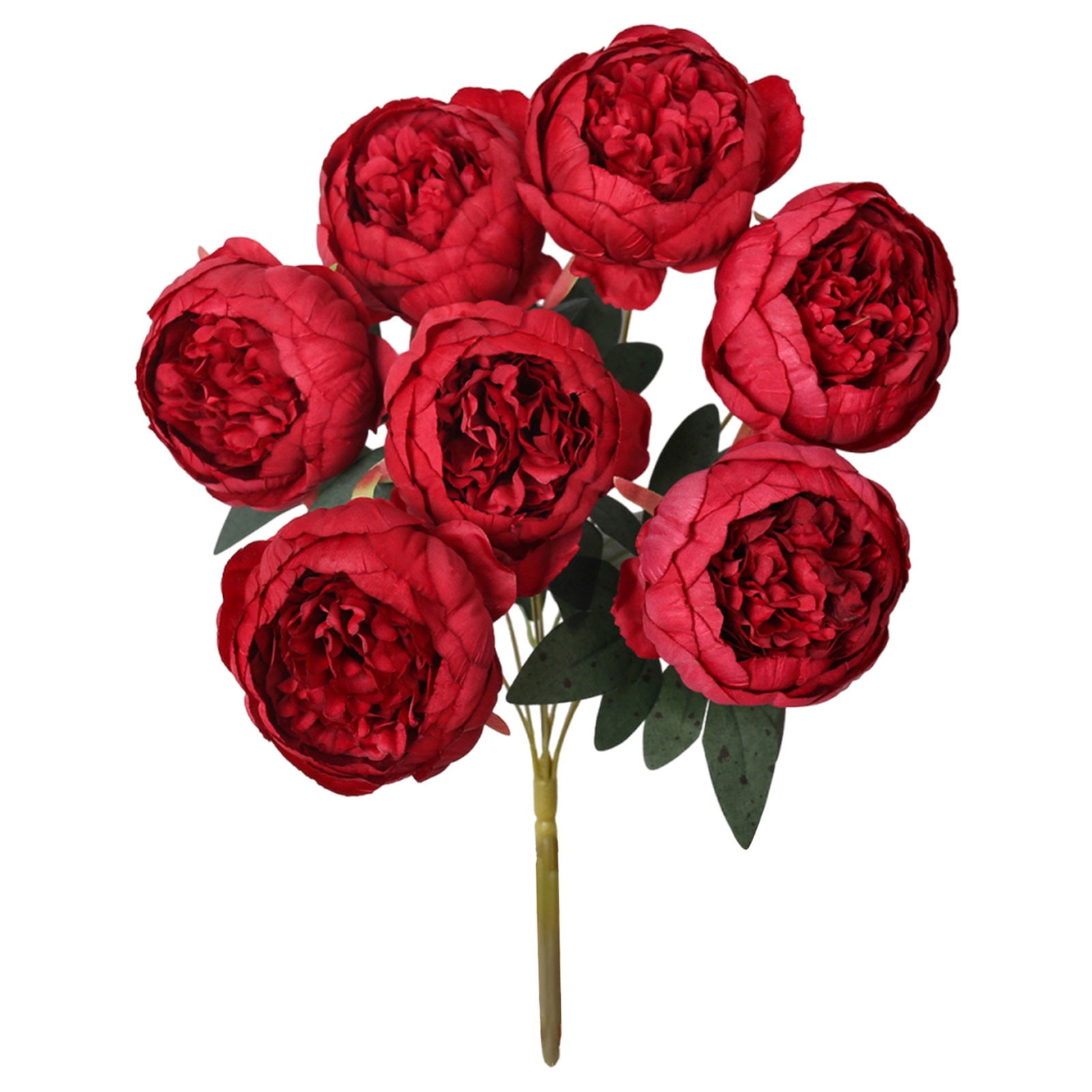 European Style Peony and Rose Bouquet Artificial Flowers Wedding Wall ...