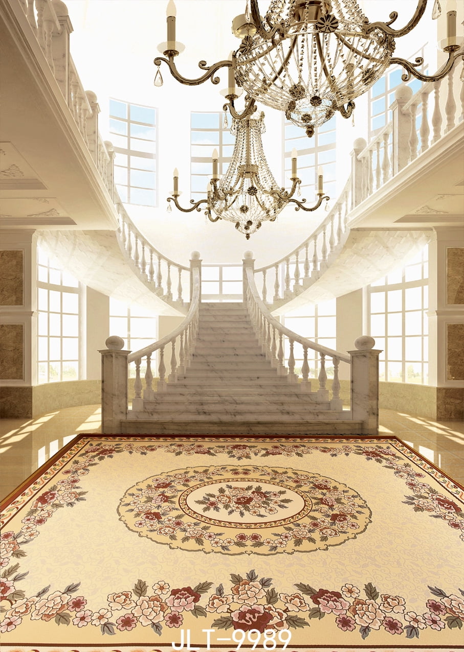 European Style Photography Backdrops Gorgeous Carpet Creamy-White ...