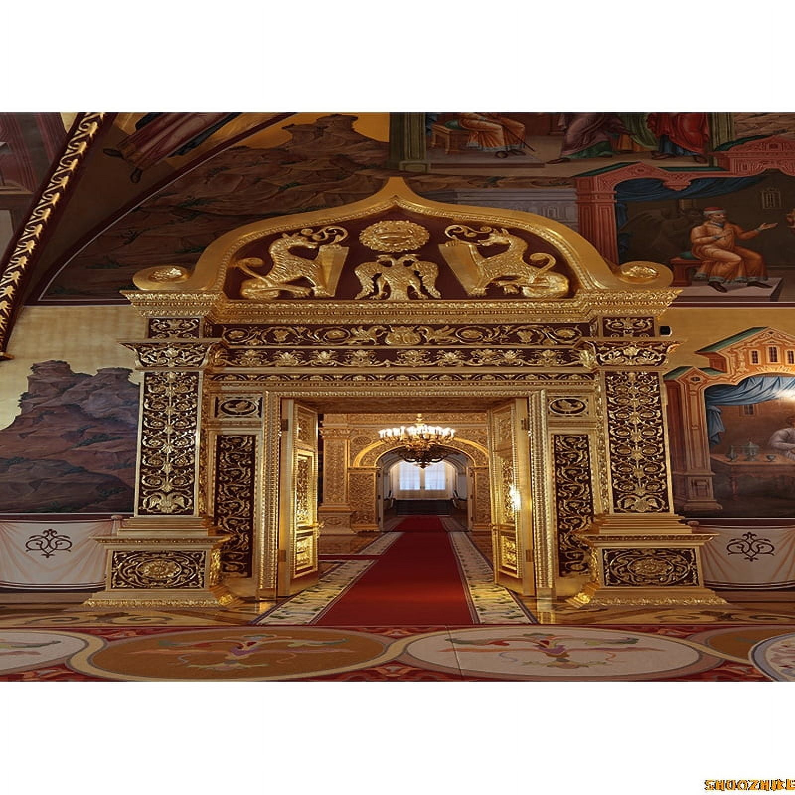 European Style Retro Building Theme Photography Backdrops Props Theater ...