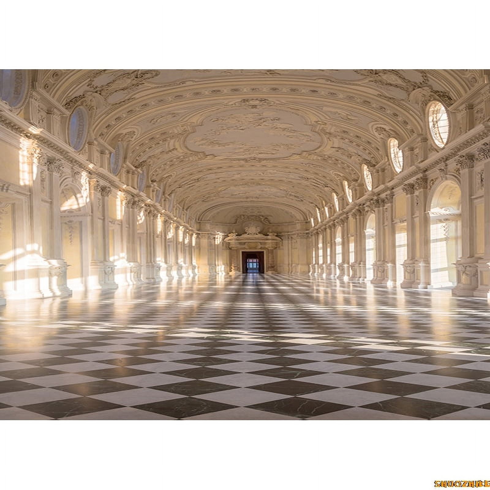 European Style Retro Building Theme Photography Backdrops Props Theater ...