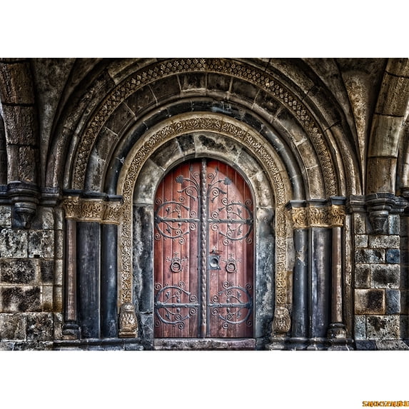 European Style Retro Building Theme Photography Backdrops Props Theater ...