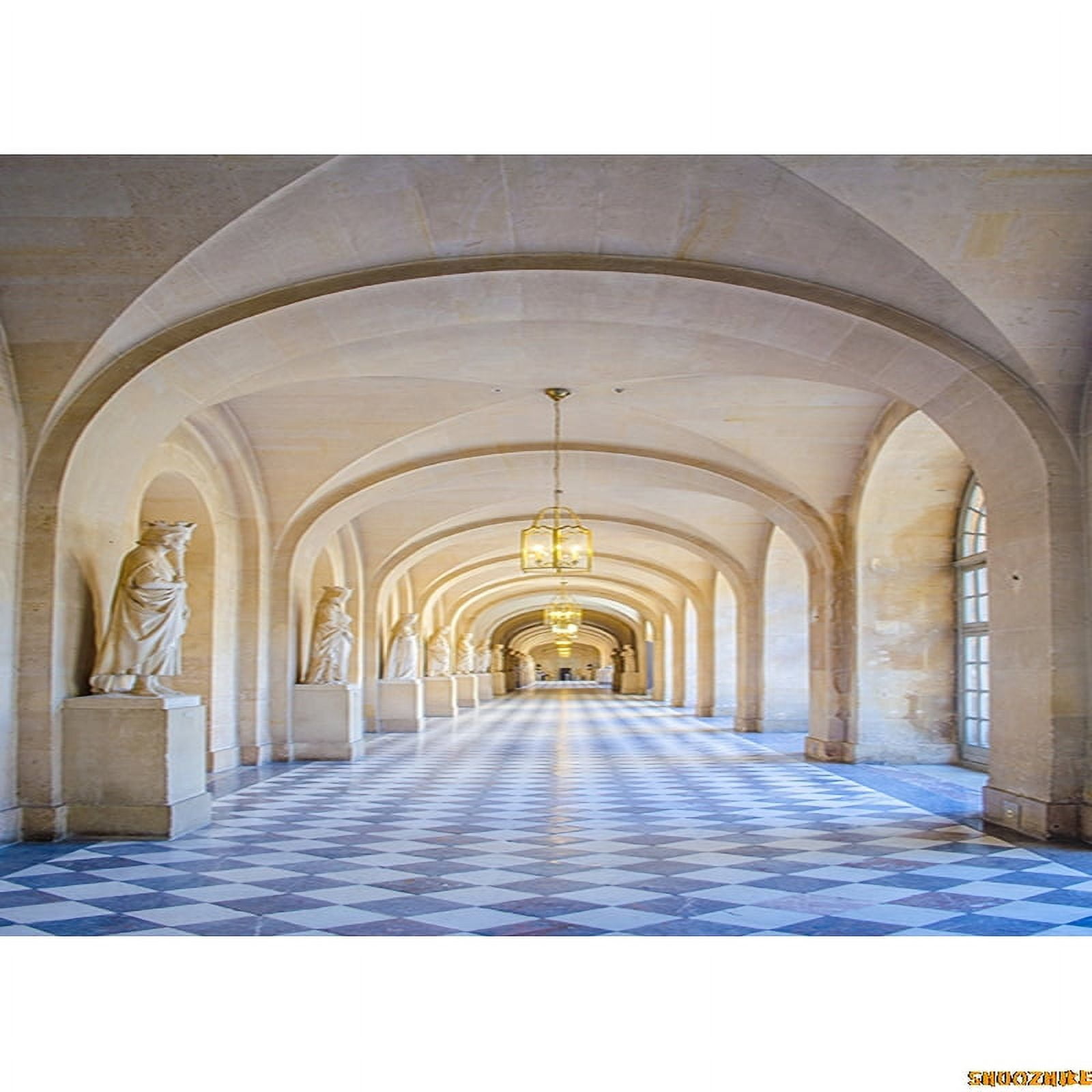 European Style Retro Building Theme Photography Backdrops Props Theater ...