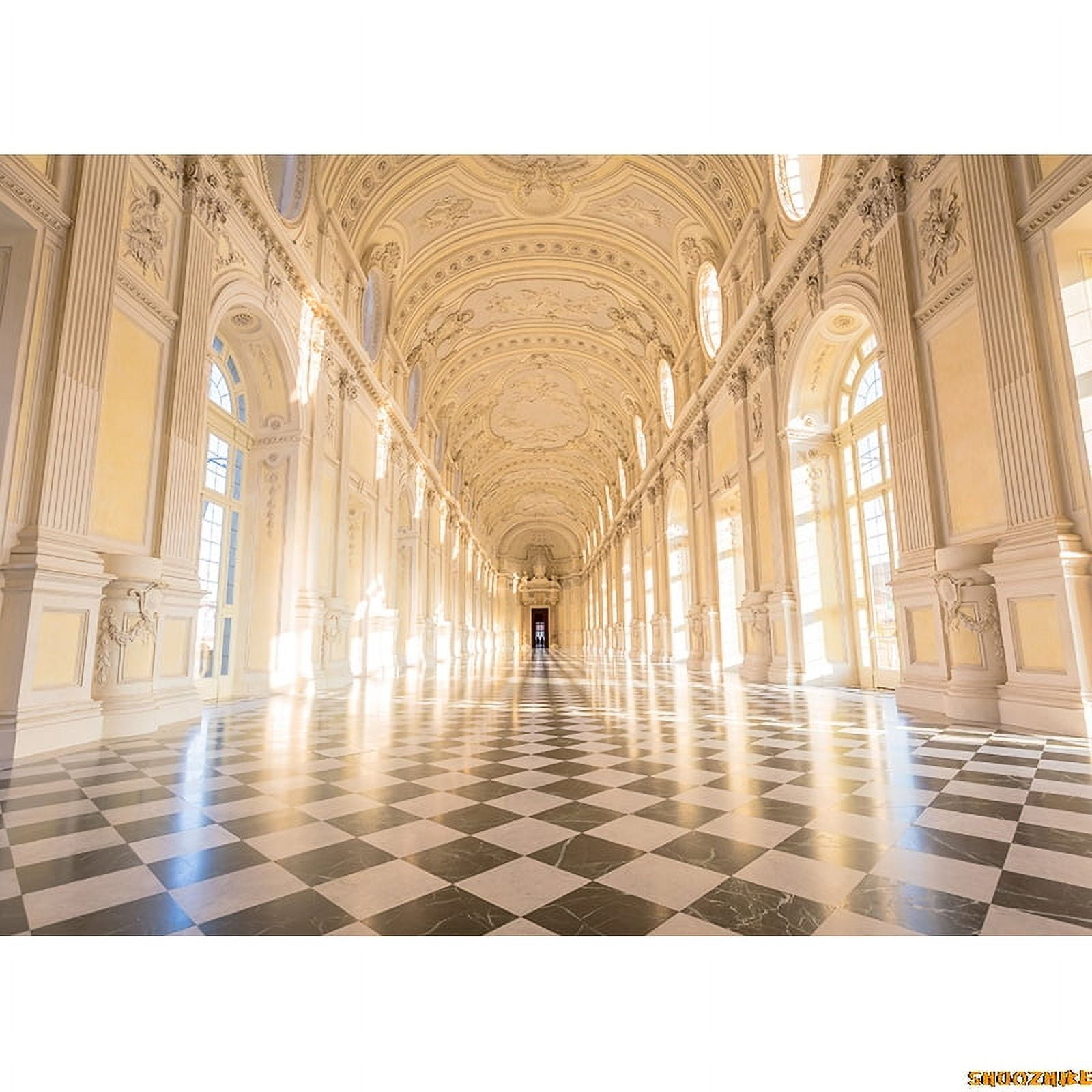 European Style Retro Building Theme Photography Backdrops Props Theater ...