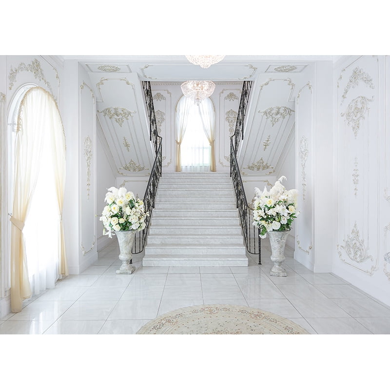 European Style Retro Building Theme Photography Backdrops Props Theater ...