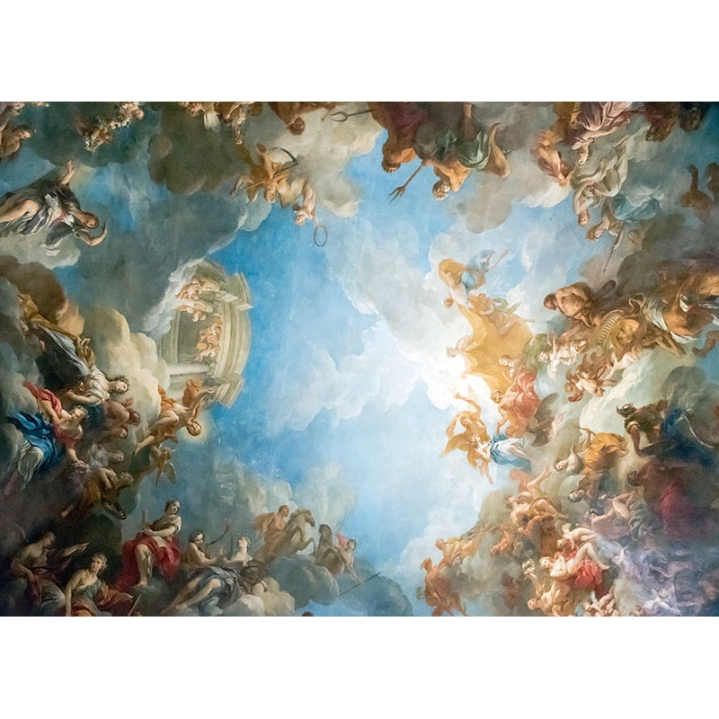 European Style Retro Building Theme Photography Backdrops Props Theater ...