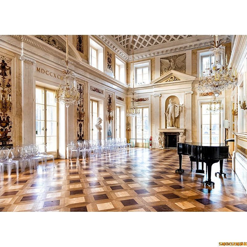 European Style Retro Building Theme Photography Backdrops Props Theater ...