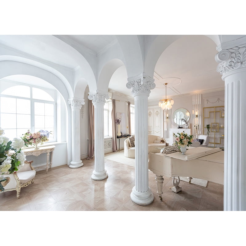 European Style Retro Building Theme Photography Backdrops Props Theater ...