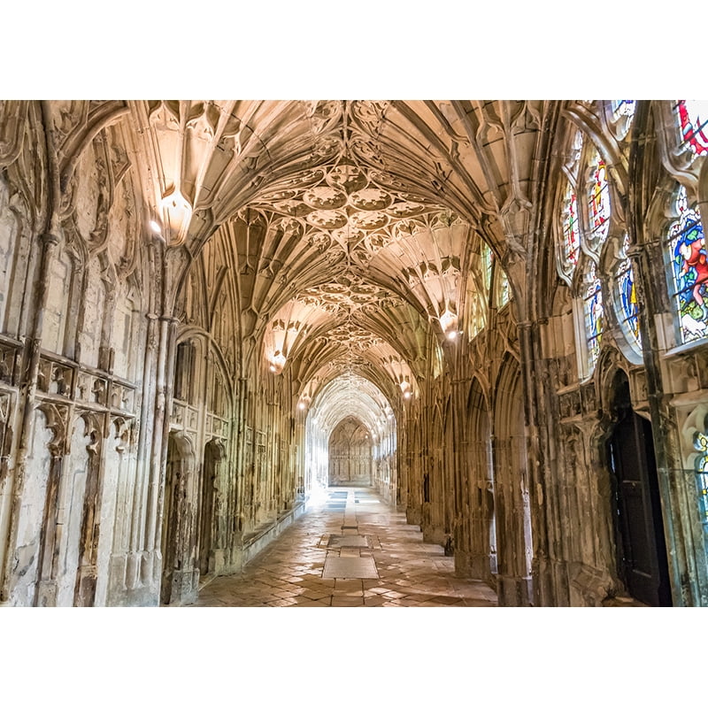 European Style Retro Building Theme Photography Backdrops Props Theater ...